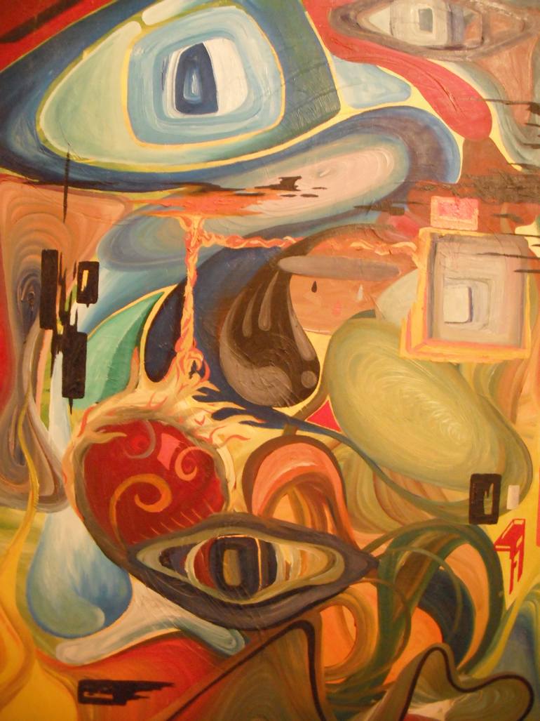 Paranoia Painting by Wayne Slingerland | Saatchi Art