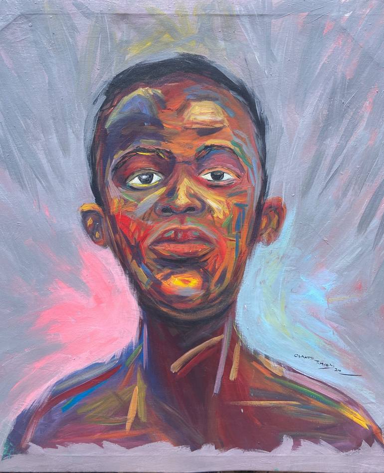 Stay Strong Painting by Timothy Olaniyi | Saatchi Art