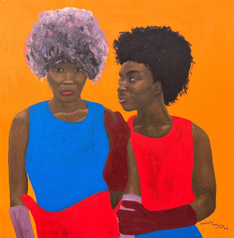 Me and You Painting by Timothy Olaniyi | Saatchi Art