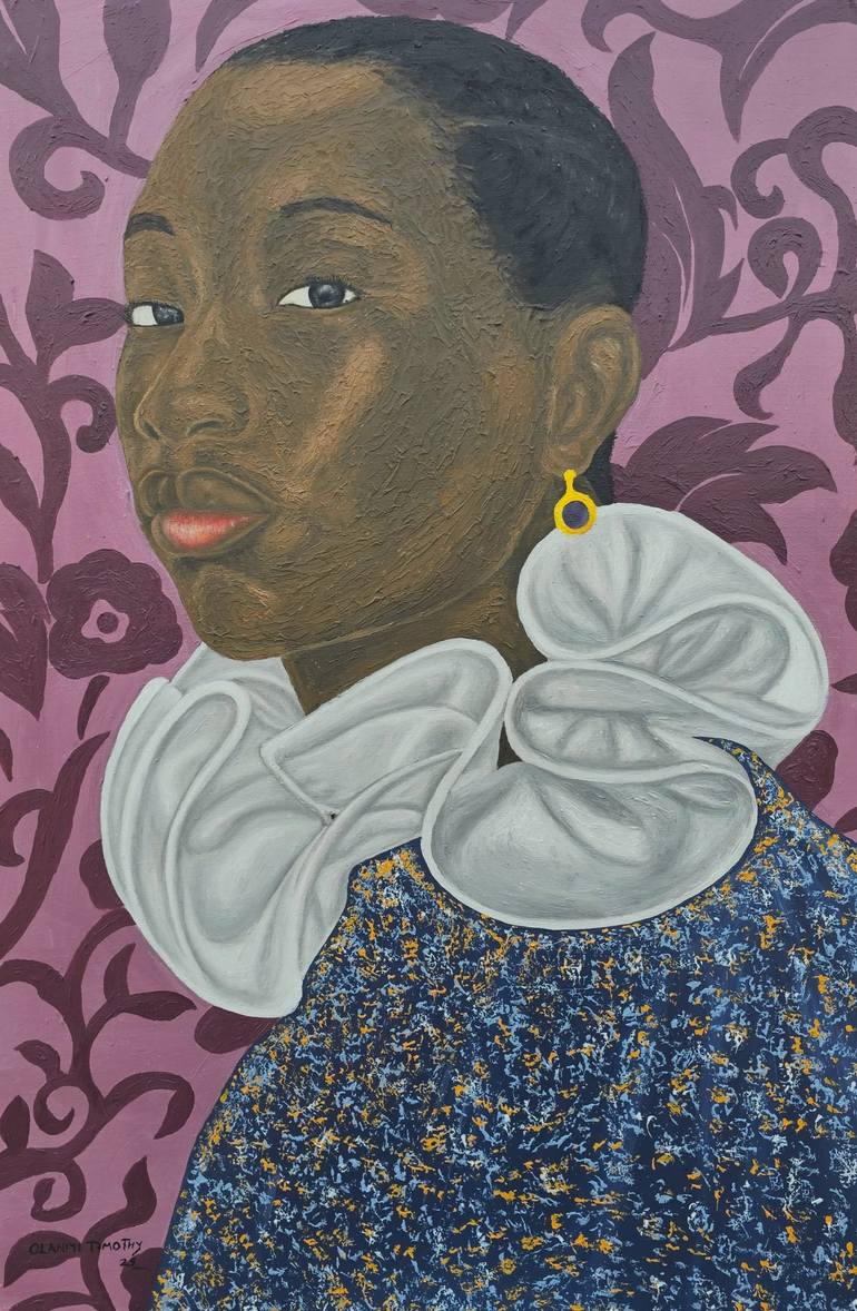 Black Royalty Painting by Timothy Olaniyi | Saatchi Art