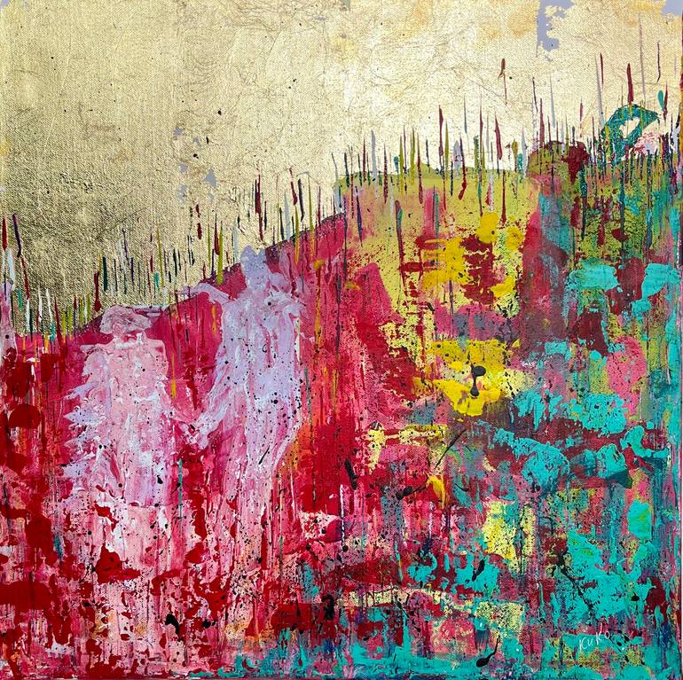 Original Abstract Painting “Love…” Painting by Iryna Kuko | Saatchi Art