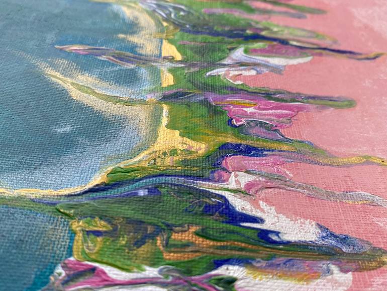 Original Abstract Painting”Flowers”2 panel Painting by Iryna Kuko ...