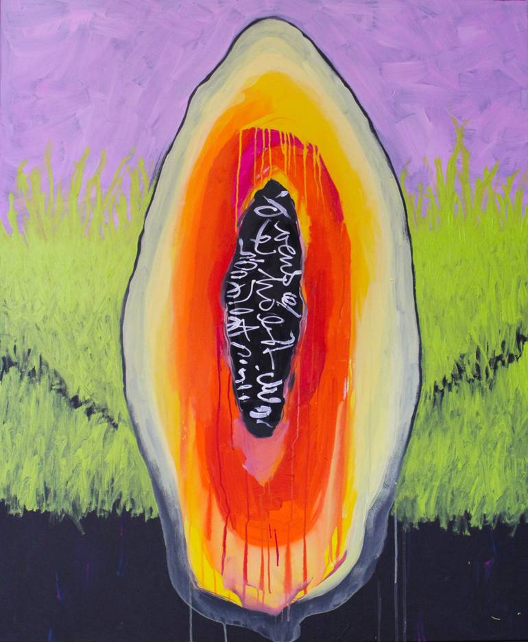 Sprout Painting by Jörg Schmitz | Saatchi Art