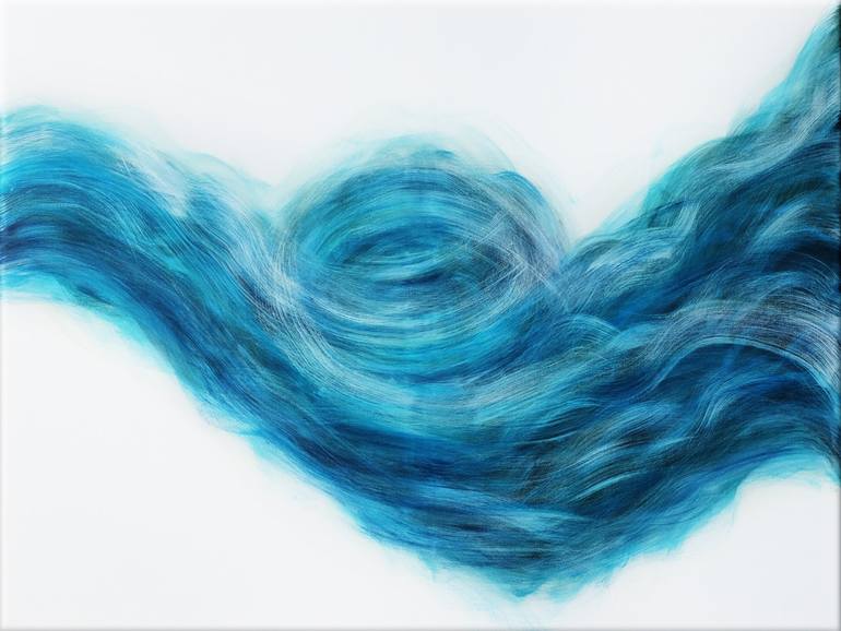 MOLDAU River (Vltava) – FOREST HORN BRASS Painting by Miro Donau | Saatchi Art
