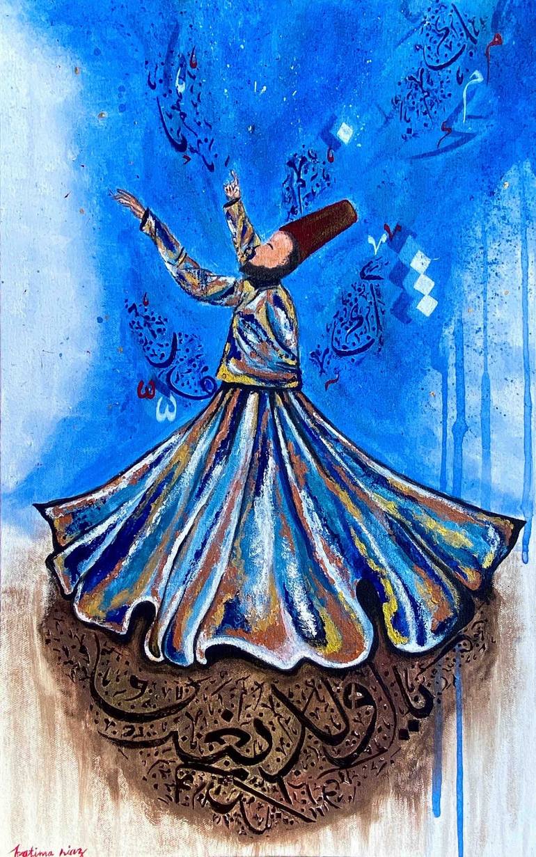 Celestial Whirlwind | Abstract Textured Painting by Dr Fatima Riaz ...