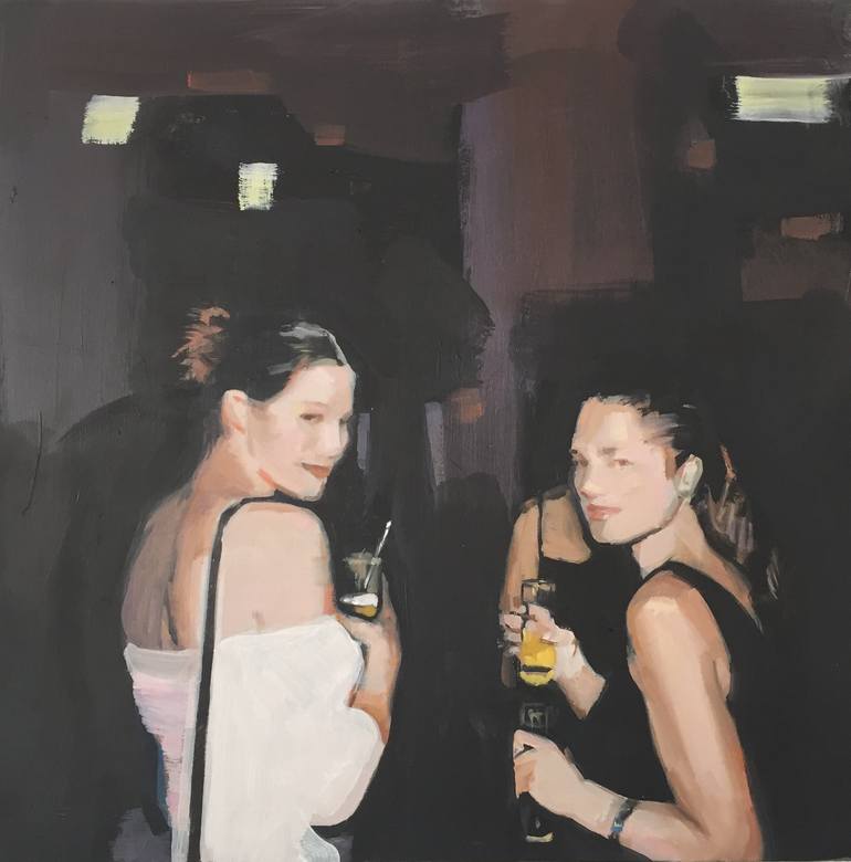 Night life Painting by Cristina Blanch Valls | Saatchi Art