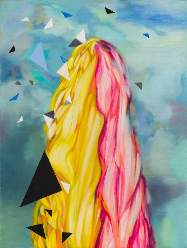 Lickerty Split Painting by Perdita Sinclair | Saatchi Art