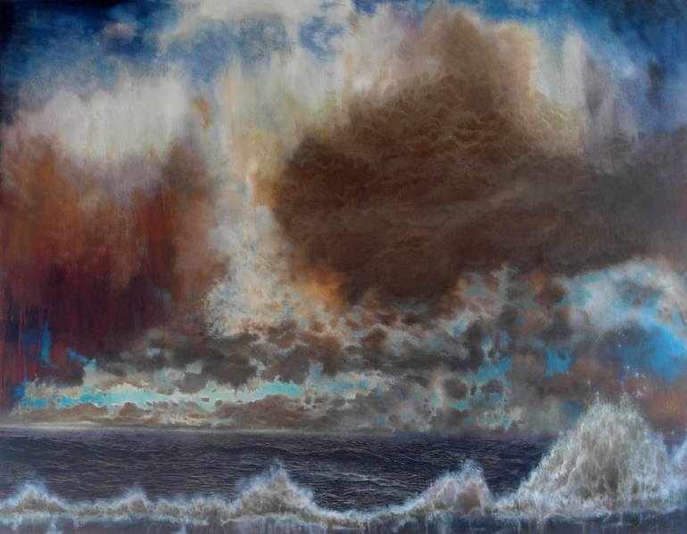 Dark Seas Painting by Jon Adam | Saatchi Art