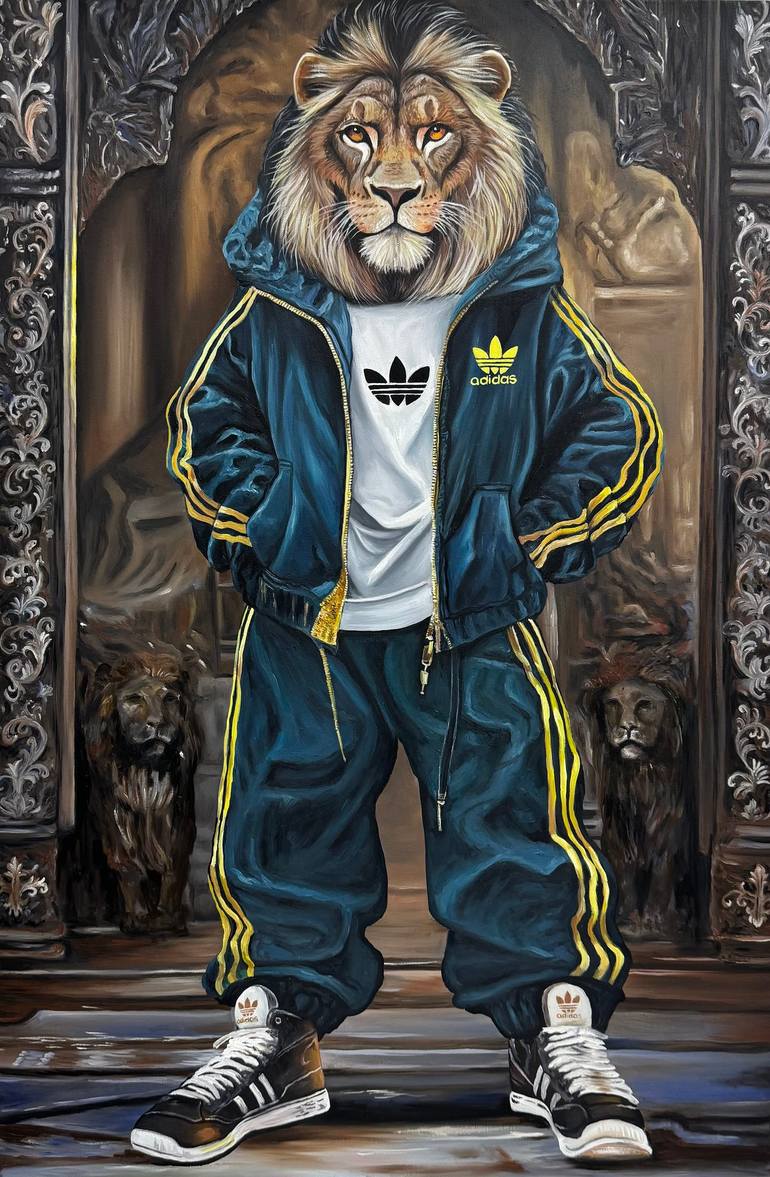 King of the Streets: No Crown Needed Painting by Art Keti | Saatchi Art