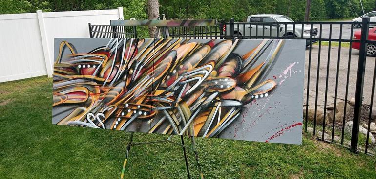 -LIGHT IN MOTION- LIES OF THE LABYRINTH Painting by Shawn Shafran ...