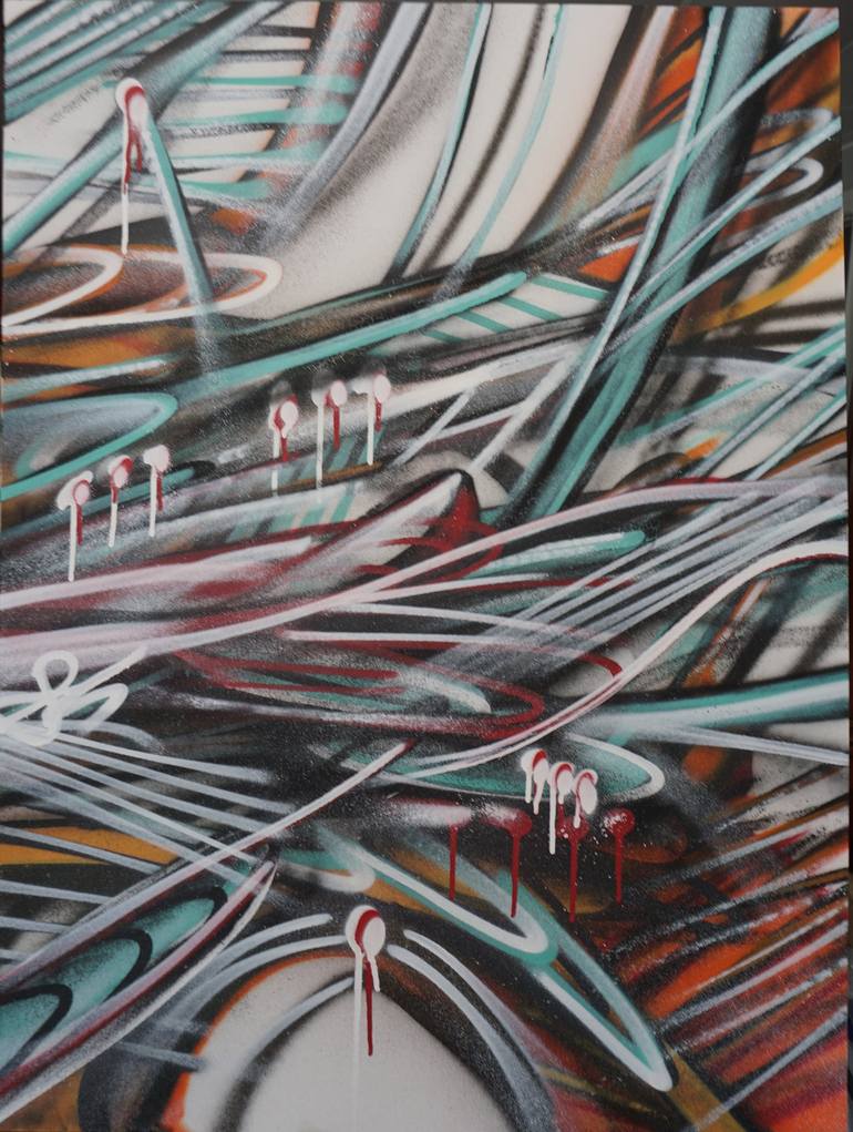 -LIGHT IN MOTION- When Minds Intersect Painting by Shawn Shafran ...