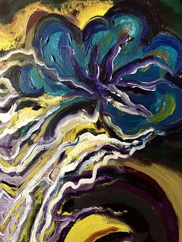 Hine-Nui-Te-Po Painting by David Bahr | Saatchi Art