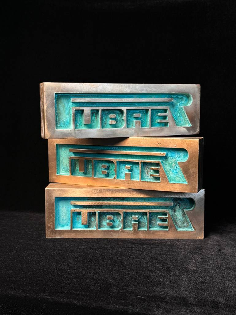Rubae bronze bricks Sculpture by Rubae Rubae | Saatchi Art Australia