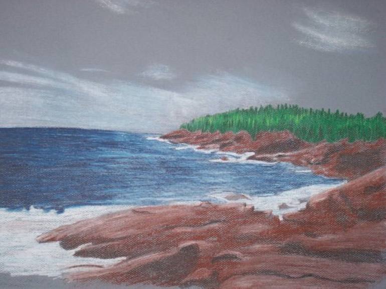 Acadia Drawing by Nona Angelini | Saatchi Art