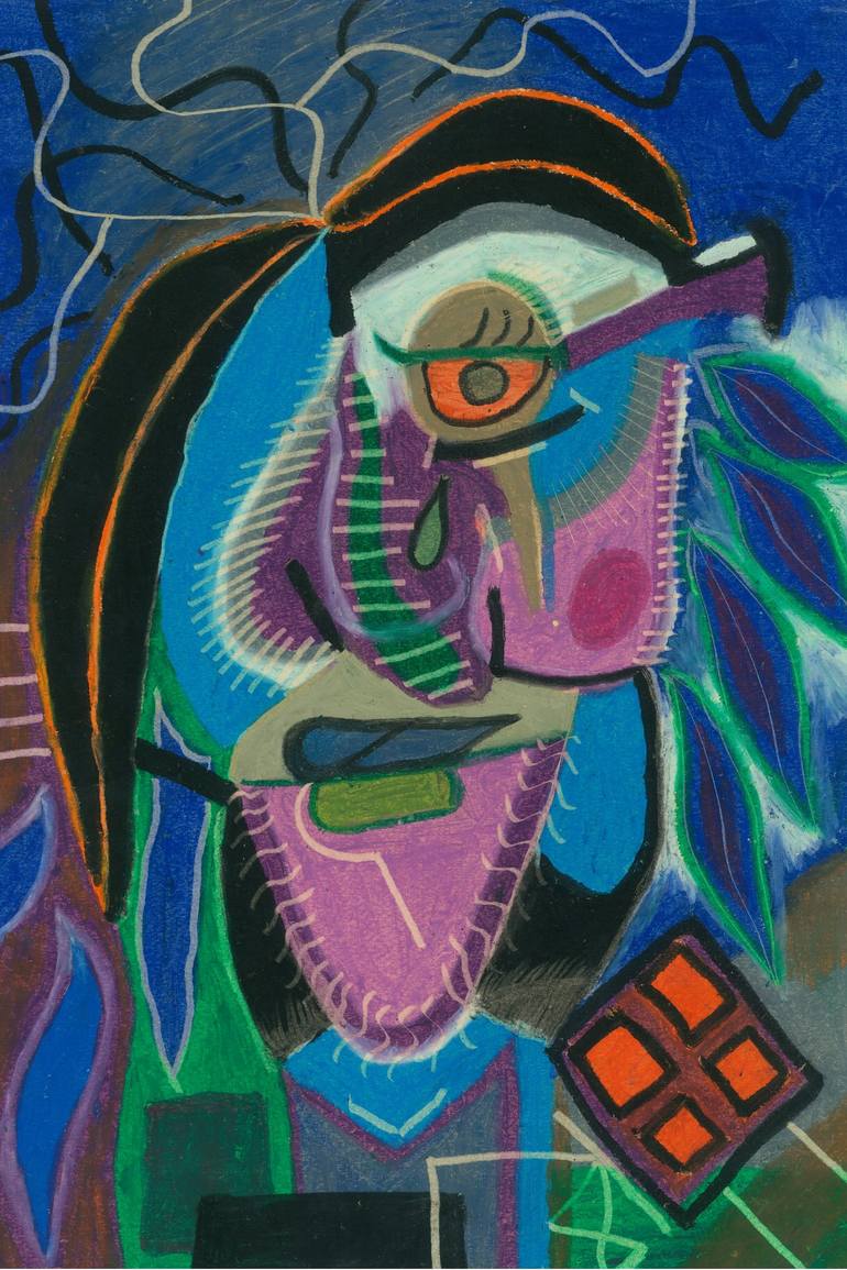 the mask Drawing by Kate Shawver | Saatchi Art