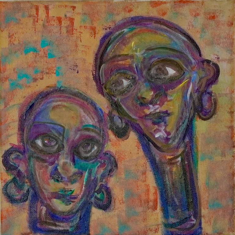 Kins Painting by Lubna Juqqa | Saatchi Art