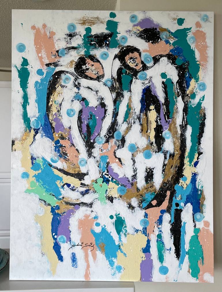 Twins Painting by Sabri Said | Saatchi Art