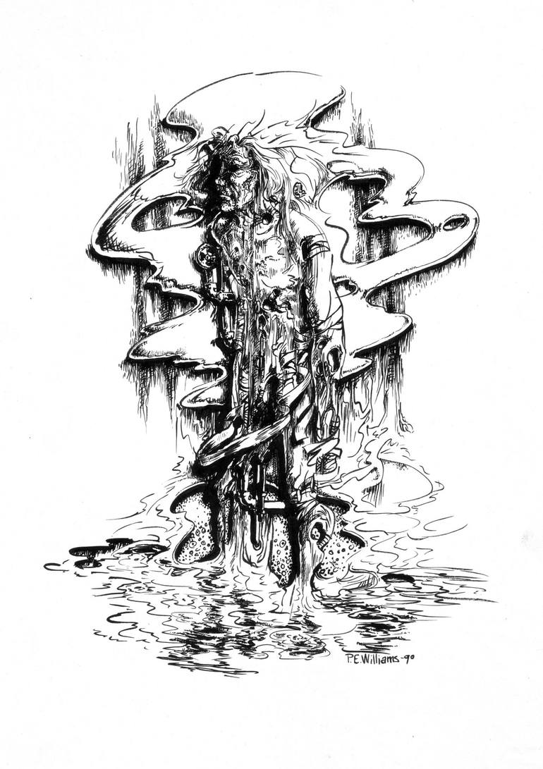 Dissolution Drawing by P Emerson Williams | Saatchi Art