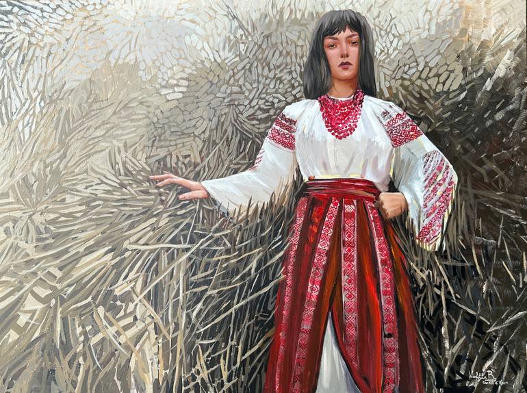 Native Soil, Unyielding Heart” Painting by Violetta Radzilevych ...