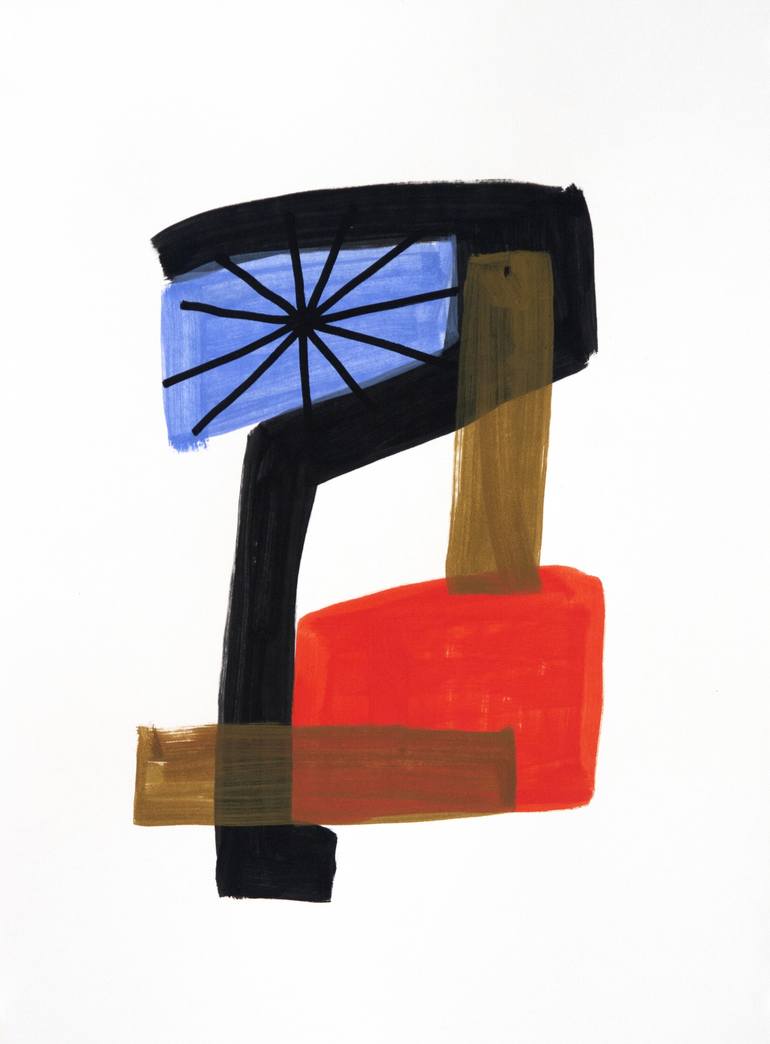 Sputnik Painting by Michael Pfleghaar | Saatchi Art