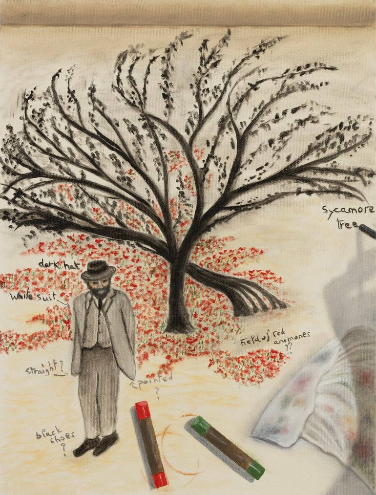 Anemones Painting by Erez Neumark | Saatchi Art