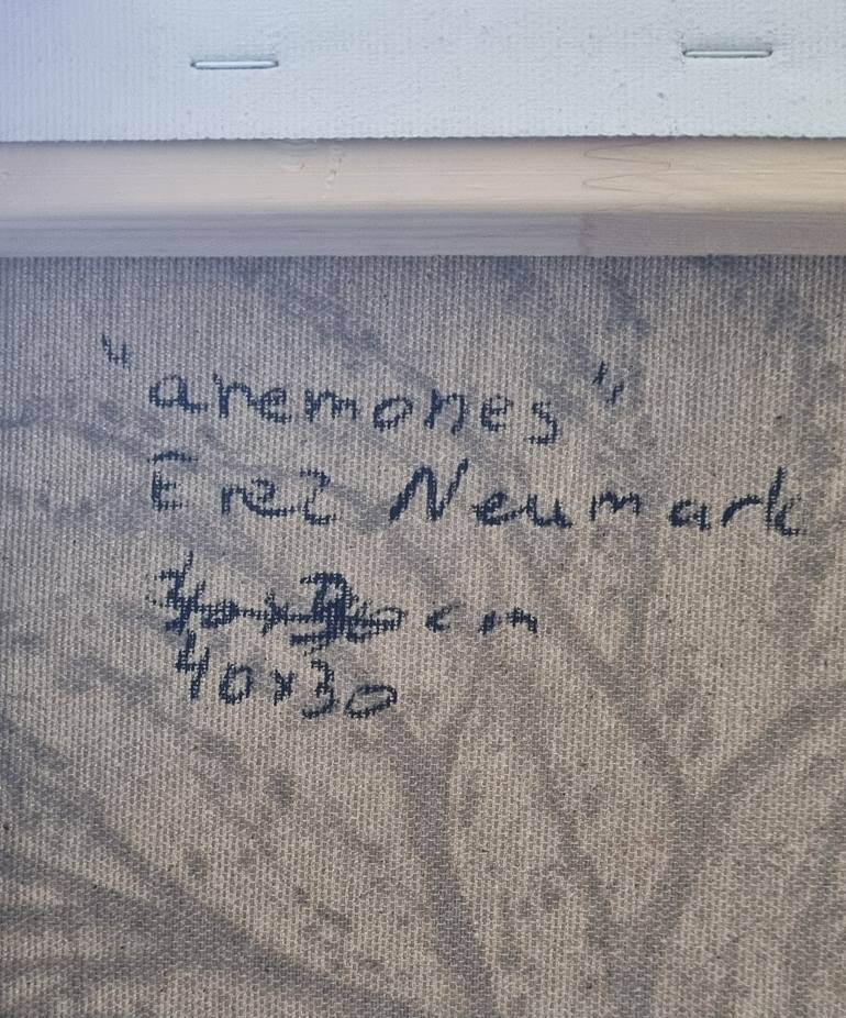 Anemones Painting by Erez Neumark | Saatchi Art