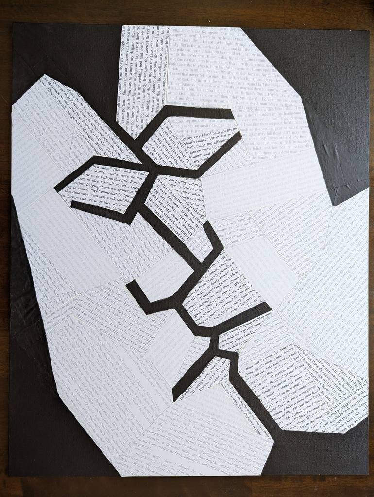 Romeo and Juliet Collage by Vadym Merezhko | Saatchi Art