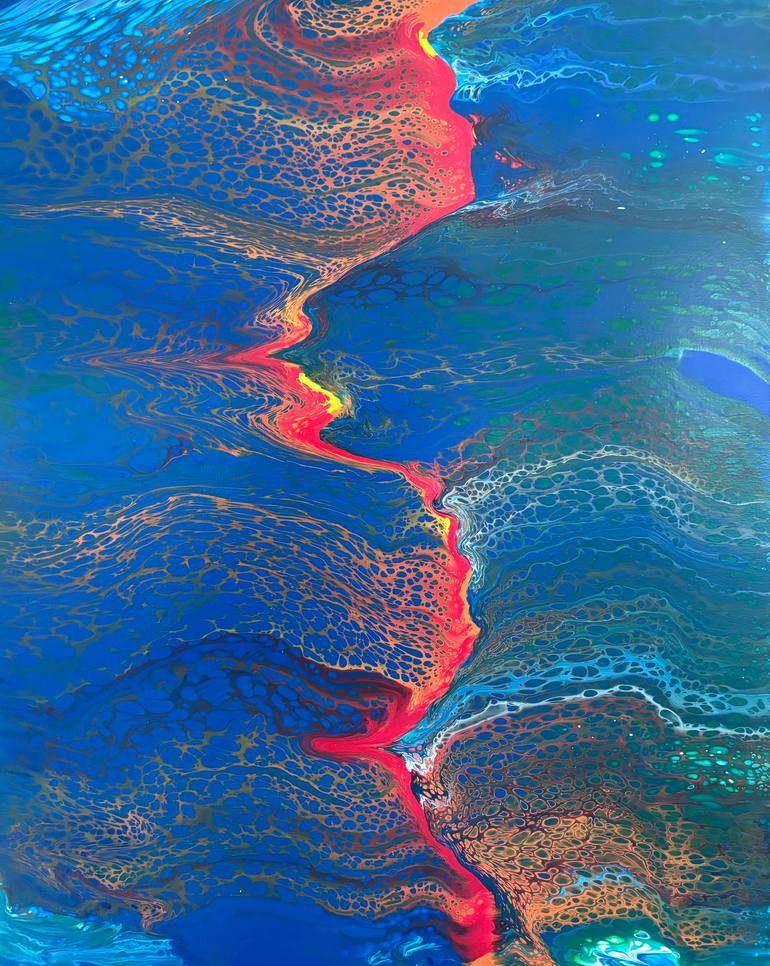 Deep Trouble Painting by Mitchell Epstein | Saatchi Art