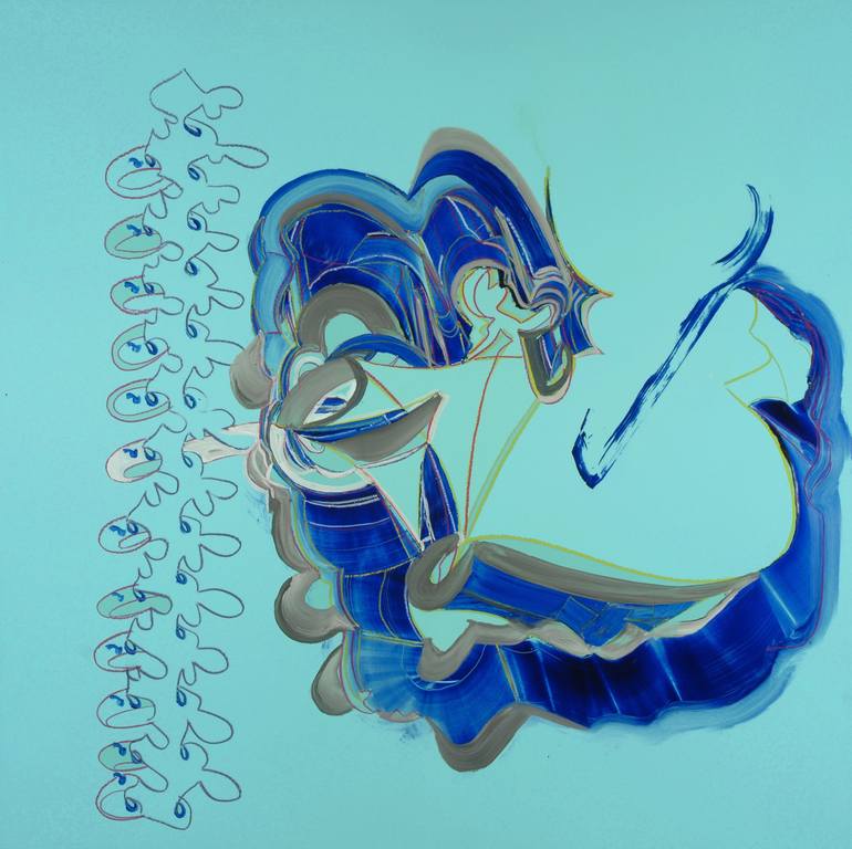 Untitled (Fish Fillet) Painting by Suzanne Bybee | Saatchi Art