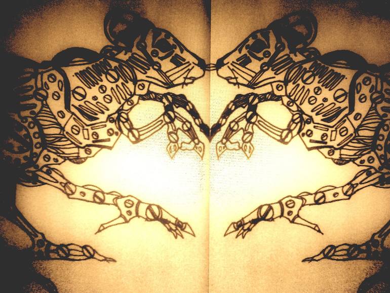 Rat Two Rat Drawing by Duane Emmanuel | Saatchi Art