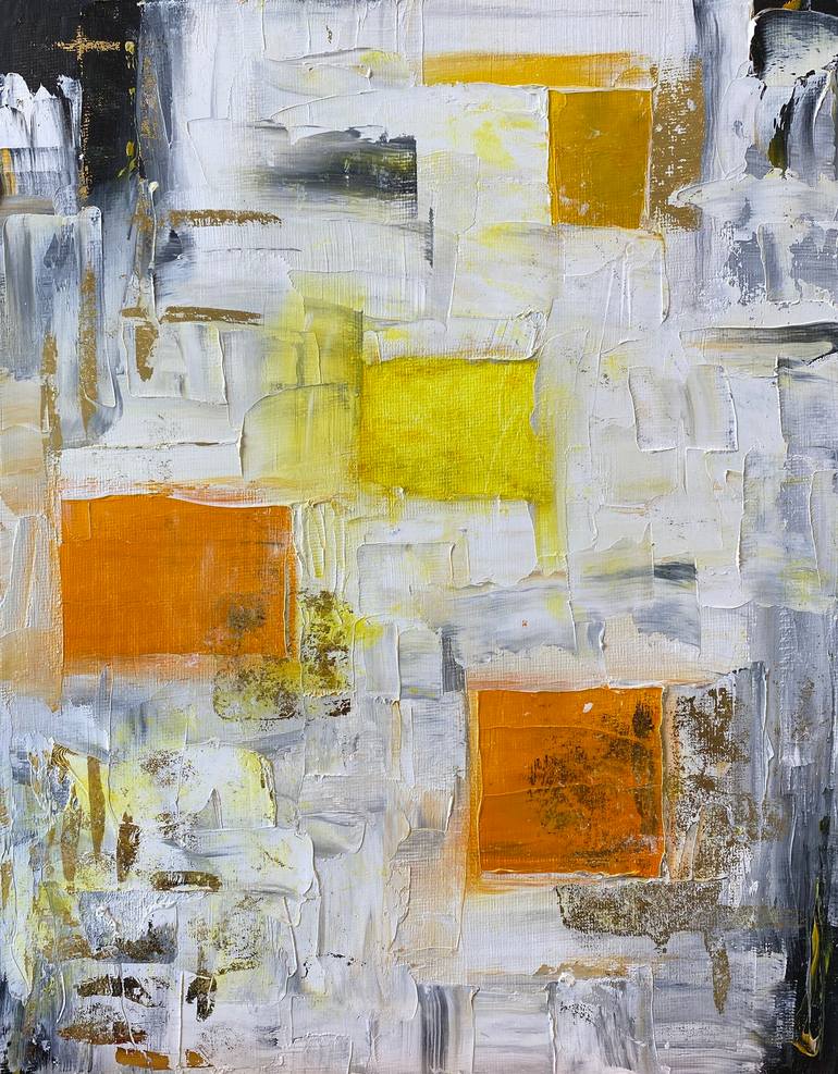 Geometric forms - Contrast No. 2 Painting by Tati Campelo | Saatchi Art