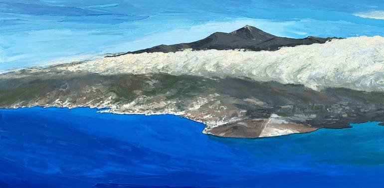 Volcano Teide Painting by Anna Burko | Saatchi Art