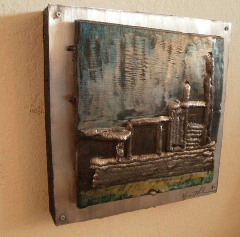 Power Lines Painting by Virginia T Coleman | Saatchi Art