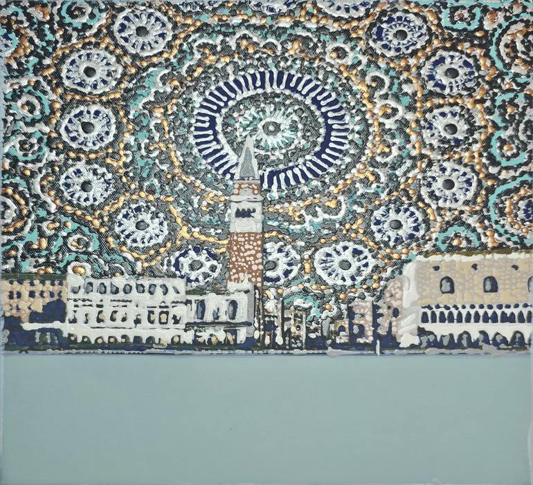 Venice - the house of the Doge Painting by Luigi Ballarin | Saatchi Art