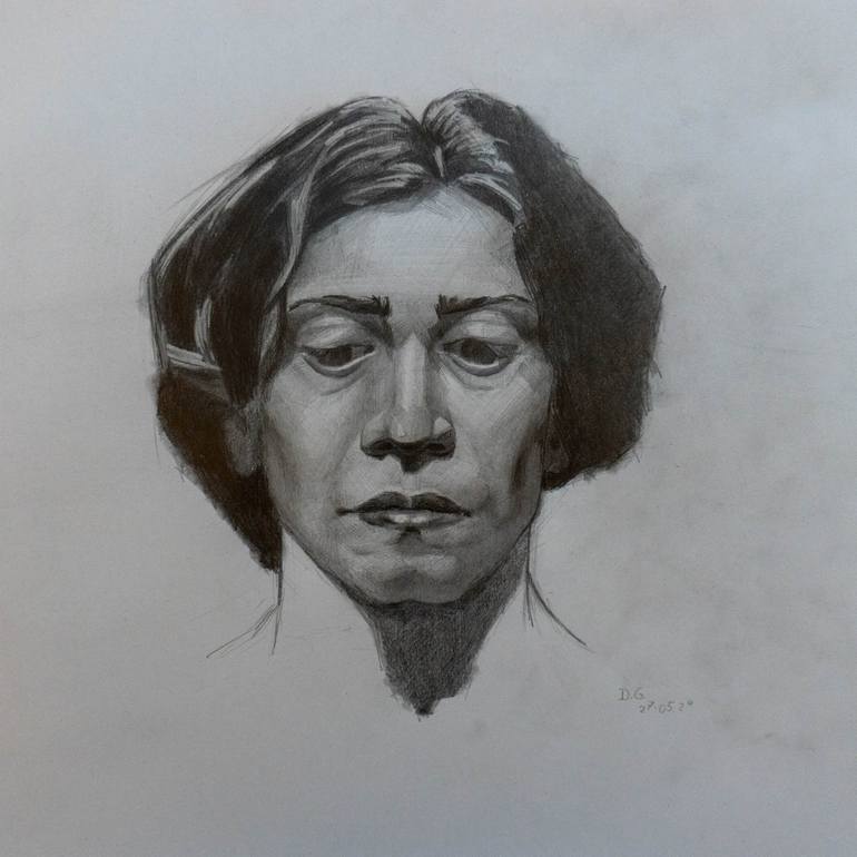 Portrait Drawing by David Gutmann | Saatchi Art