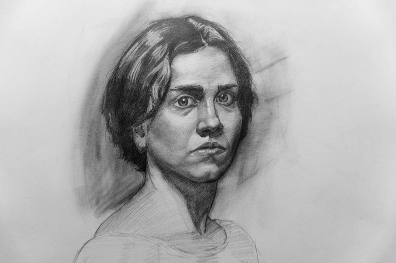 Celin Drawing by David Gutmann | Saatchi Art