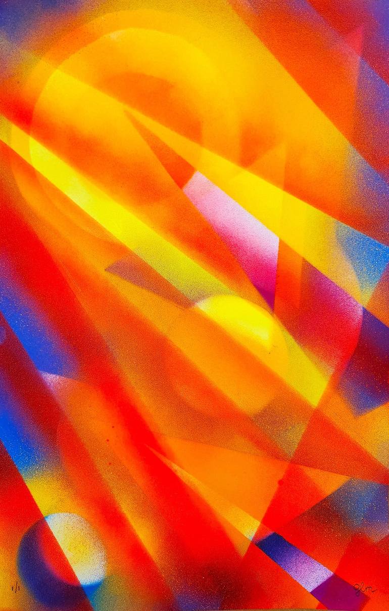 PARABLES IN LIGHT Composition #30 Painting by GLM M | Saatchi Art