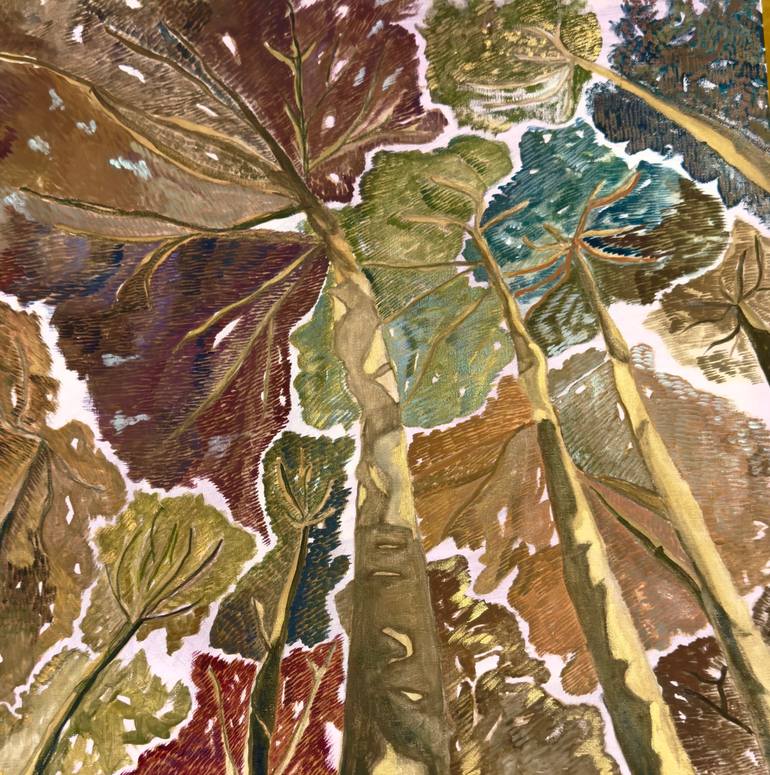 Crown Shyness 3 Painting by Beverley Devonish | Saatchi Art