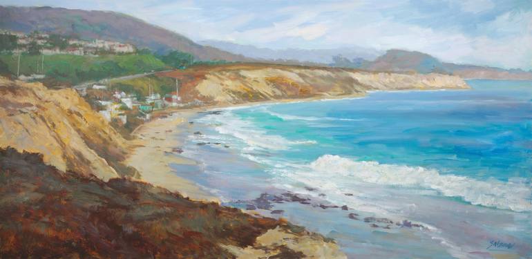Crystal Cove Painting by Janine Salzman | Saatchi Art