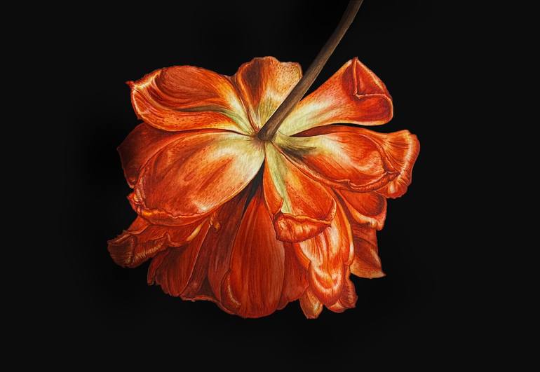 Darkness only last 3 sec. Painting by Daniela Grisel Beizaga | Saatchi Art