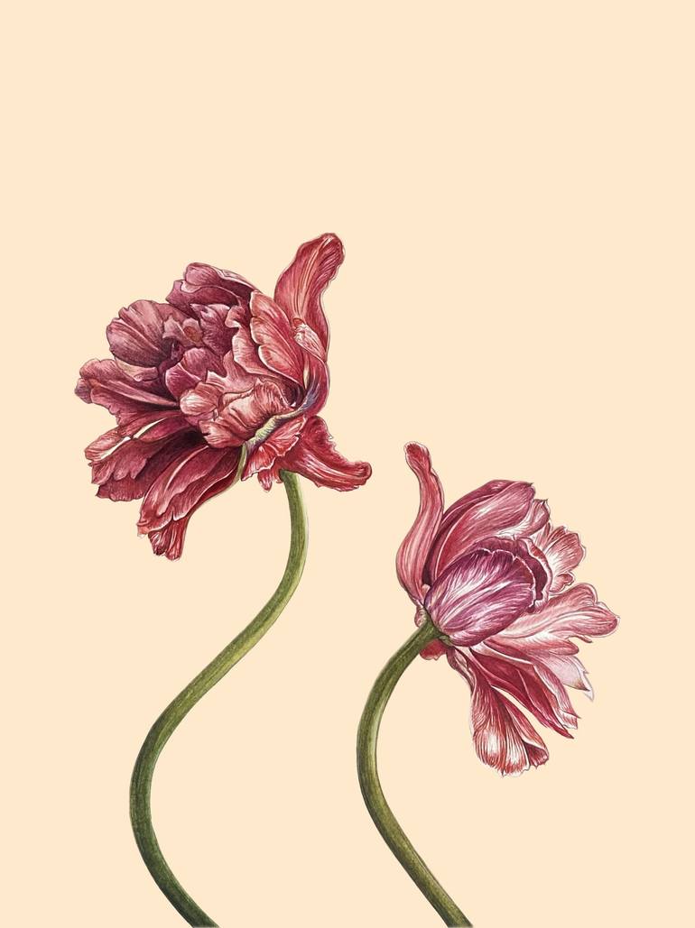 Wind Dancers Painting by Daniela Grisel Beizaga | Saatchi Art