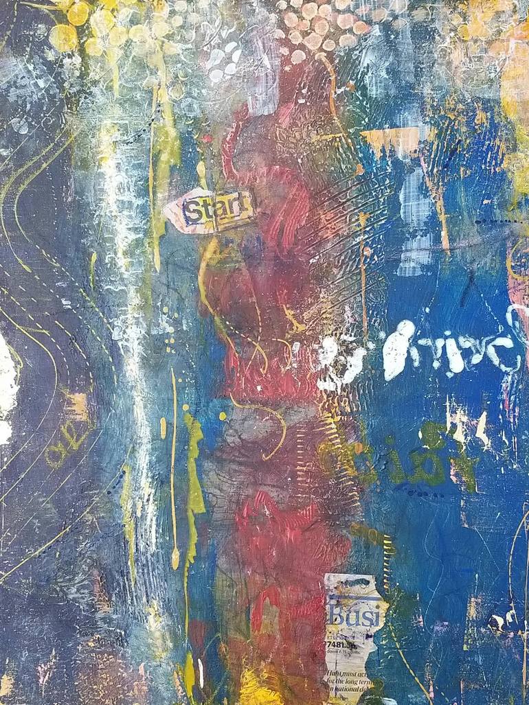 Layers of Beginnings Painting by Victoria Velitchkova | Saatchi Art