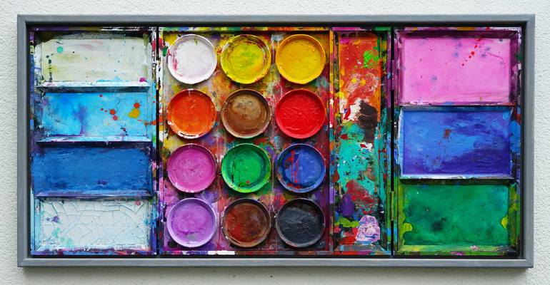 Weather Conversations Painting by Mark Hellbusch | Saatchi Art