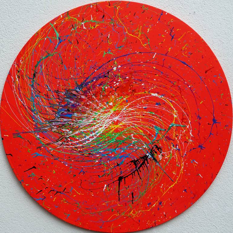 Splash 58 Painting by Mark Hellbusch | Saatchi Art