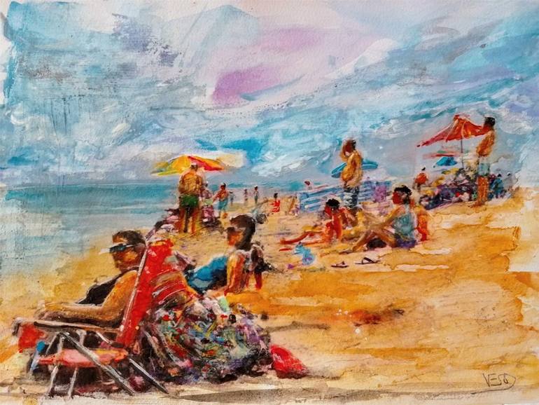 Solar Moment Painting by Veso Eugene | Saatchi Art