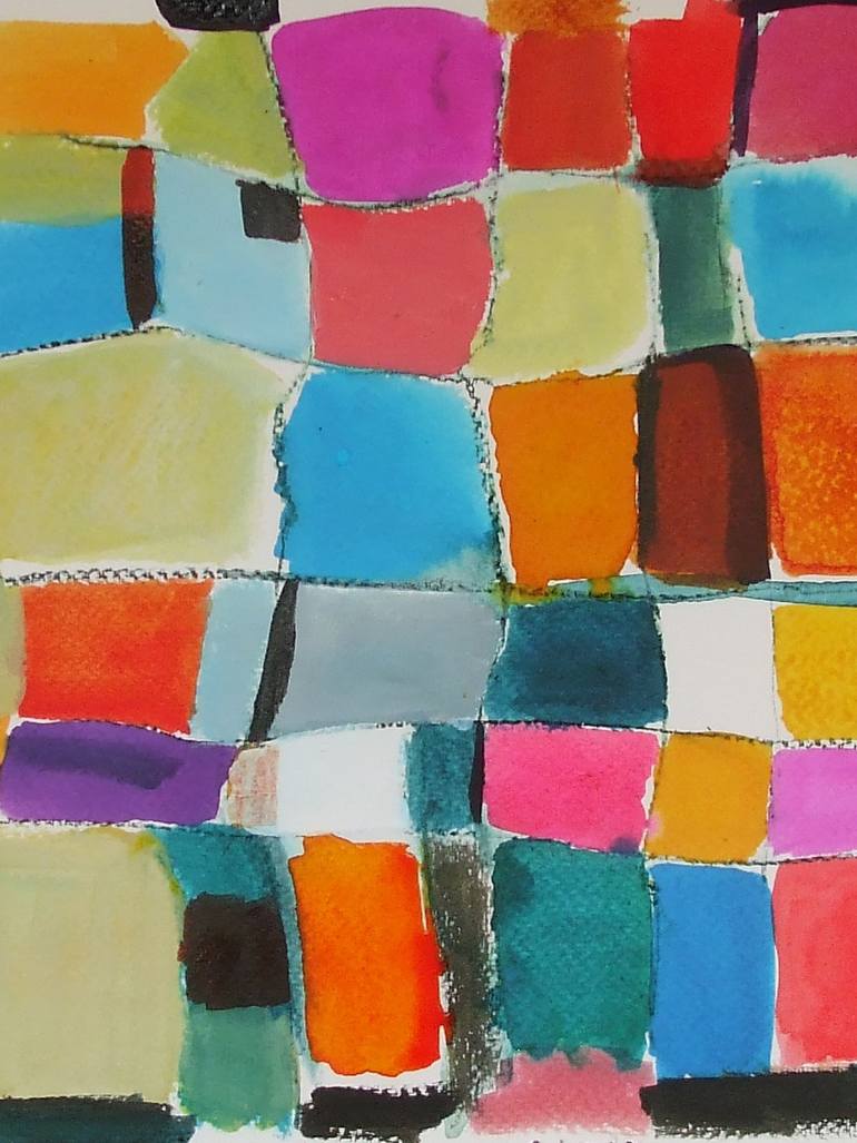 going for a walk Painting by Sarah Stokes | Saatchi Art