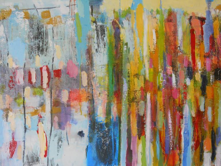 i see a lot of people hoping Painting by Sarah Stokes | Saatchi Art