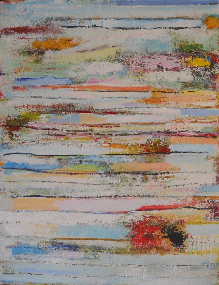 reading between the lines Painting by Sarah Stokes | Saatchi Art