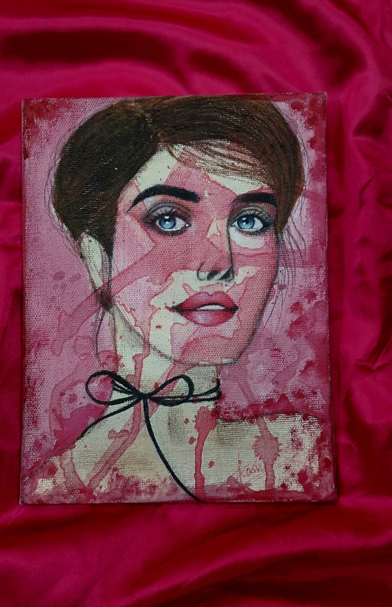 Female Gaze Drawing by Roshni Sewlani | Saatchi Art