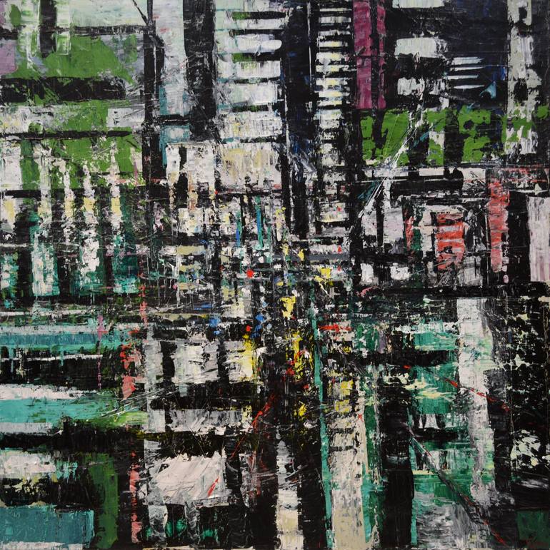 Urban Allegory No. 12 Painting by David Tycho | Saatchi Art